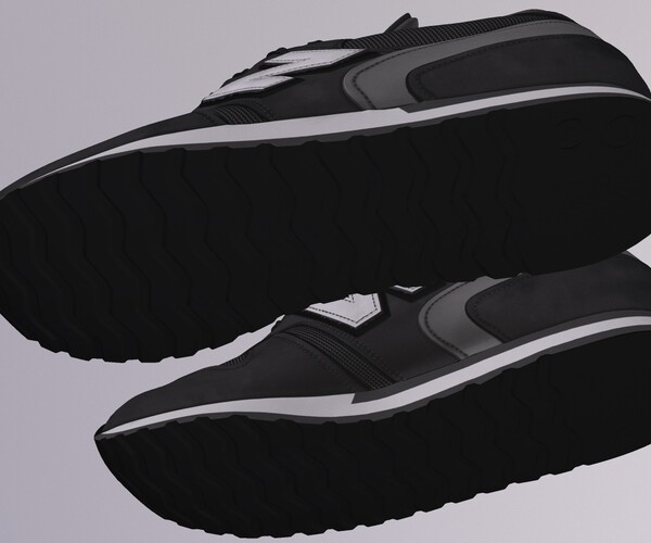ArtStation - NEW BALANCE 777 SHOES low-poly PBR | Game Assets
