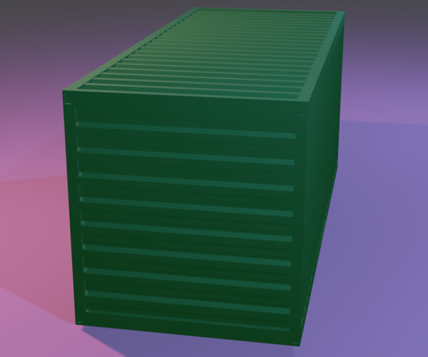 ArtStation - Shipping Container Game Ready | Game Assets