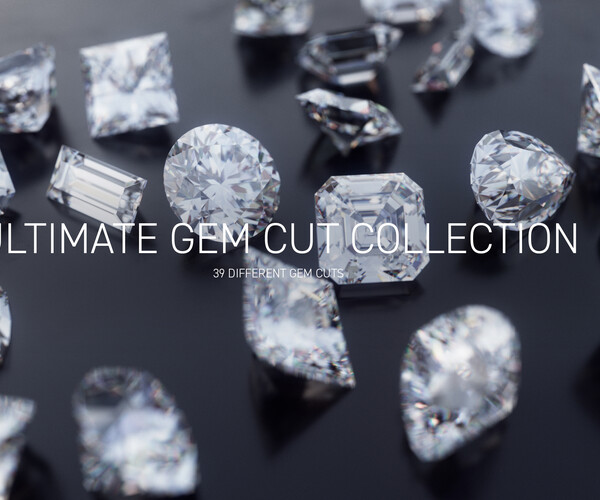 ArtStation - Ultimate Gem Cut Collection | Resources