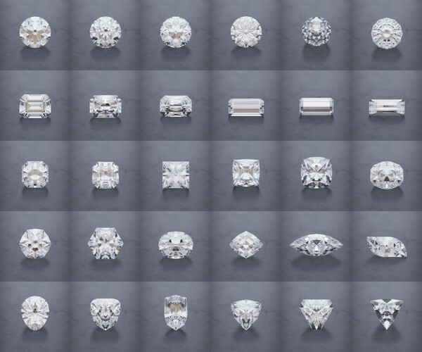 ArtStation - Ultimate Gem Cut Collection | Resources