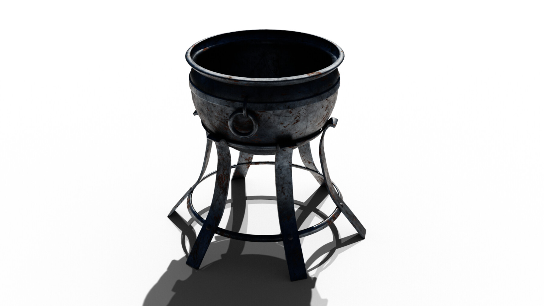 ArtStation - 3D model of Old Metallic Brazier | Resources