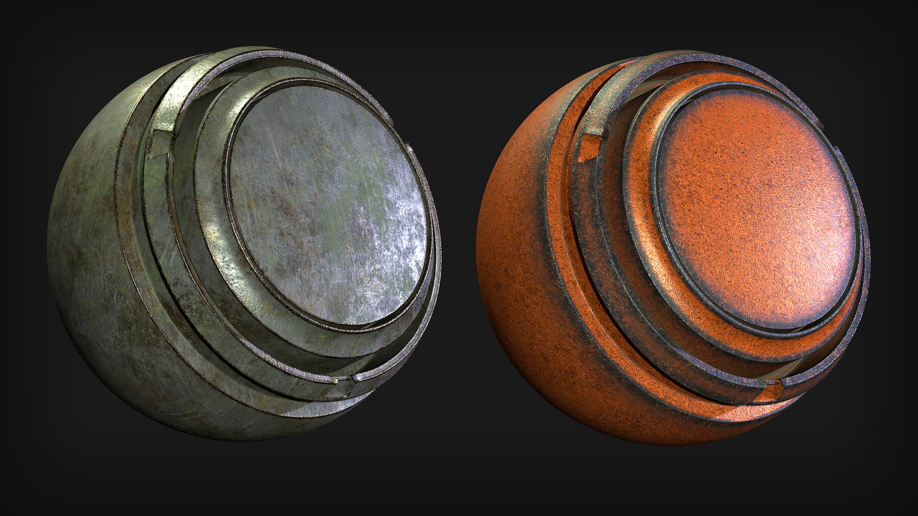 ArtStation - 20 Metal Smart Materials - Substance 3D Painter | Game Assets