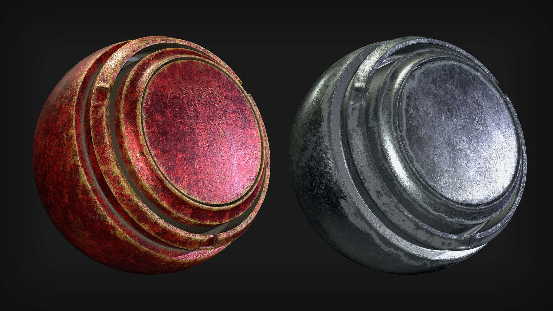 ArtStation - 20 Metal Smart Materials - Substance 3D Painter | Game Assets