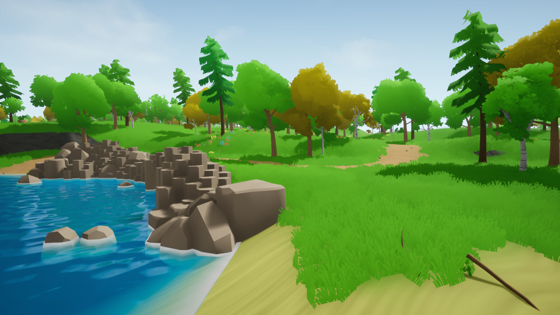 ArtStation - Stylized Painted Nature | Game Assets