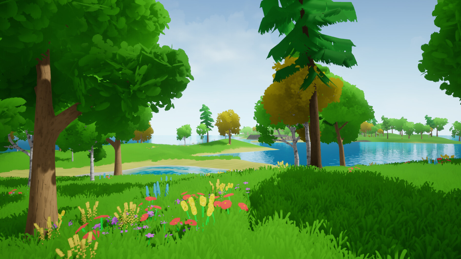 ArtStation - Stylized Painted Nature | Game Assets