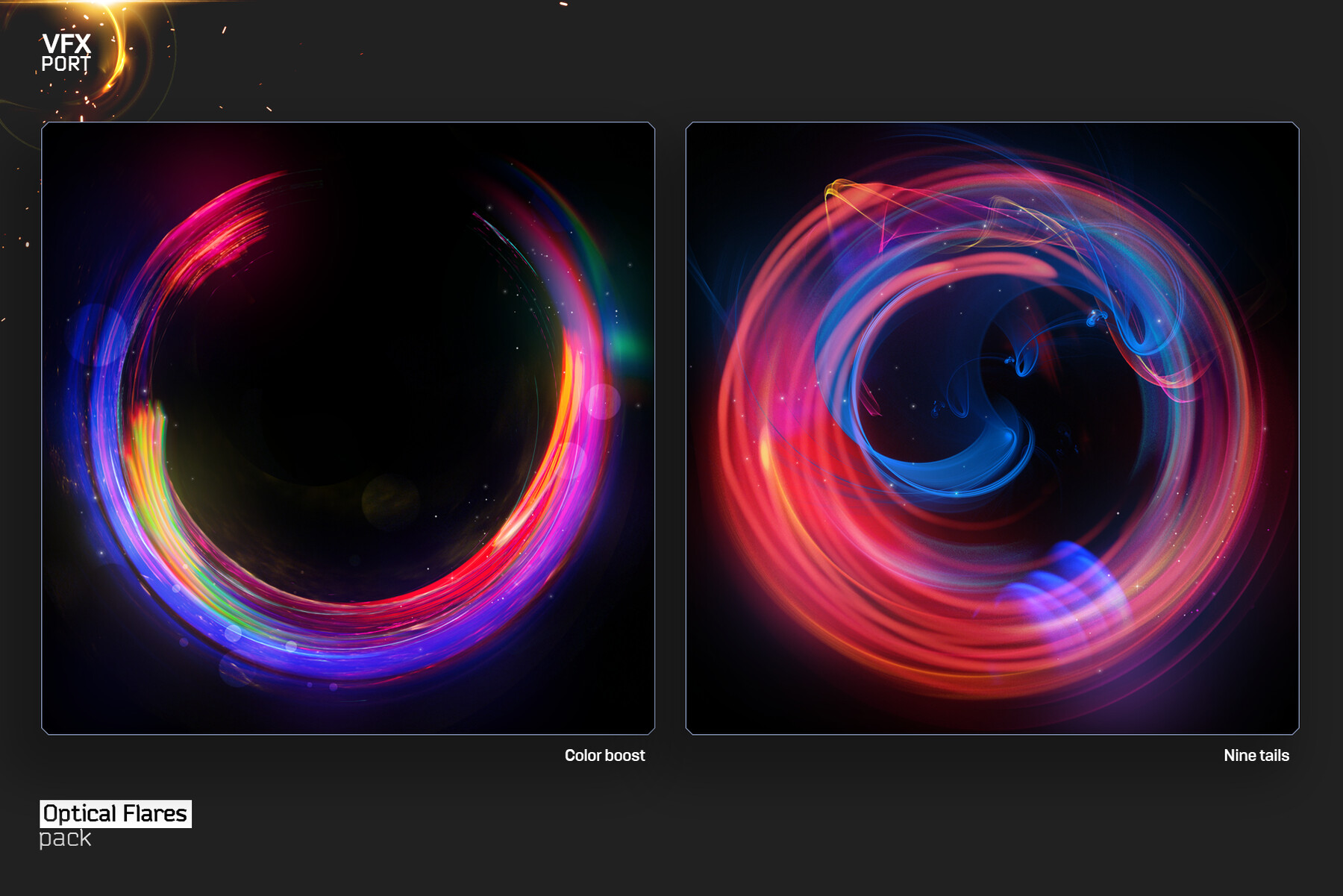 ArtStation - 15 Optical Flares Pack | Resources
