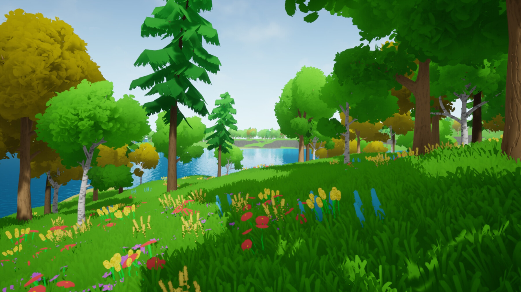 ArtStation - Stylized Painted Nature | Game Assets