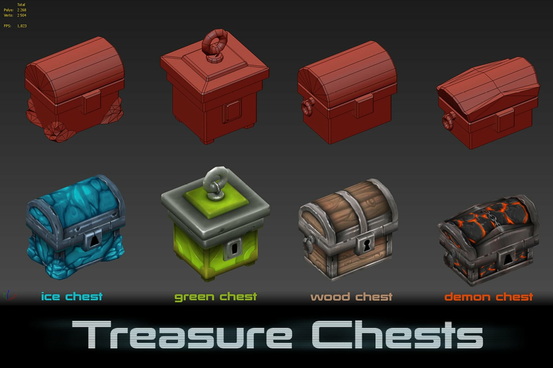 ArtStation - Treasure Chests | Game Assets