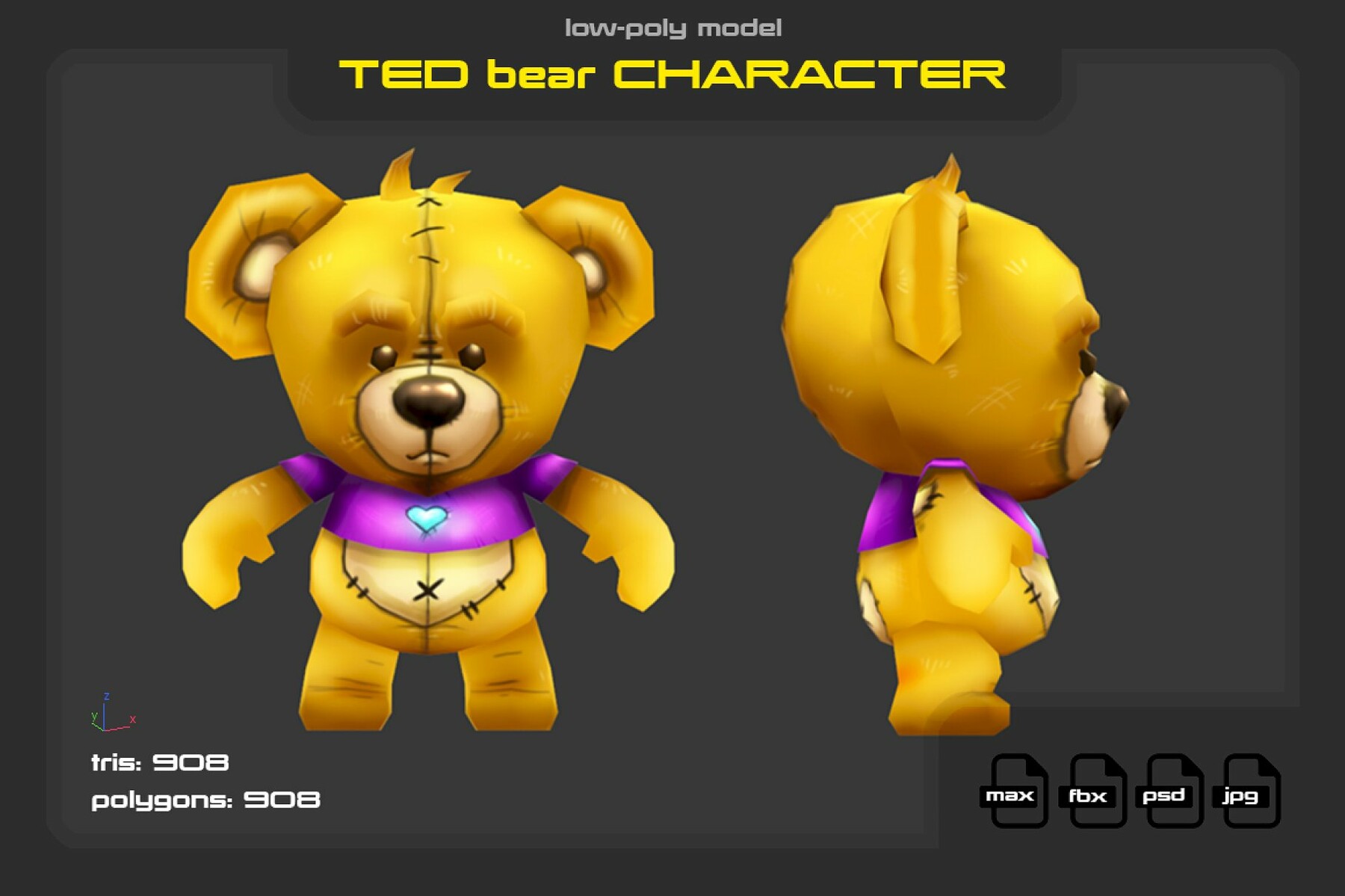 ArtStation - TED | Game Assets