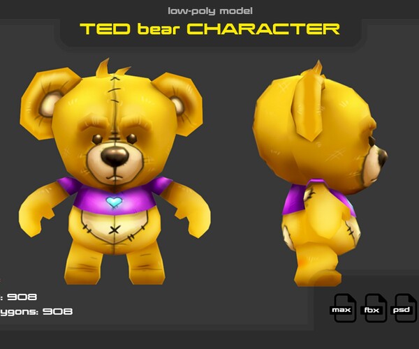 ArtStation - TED | Game Assets