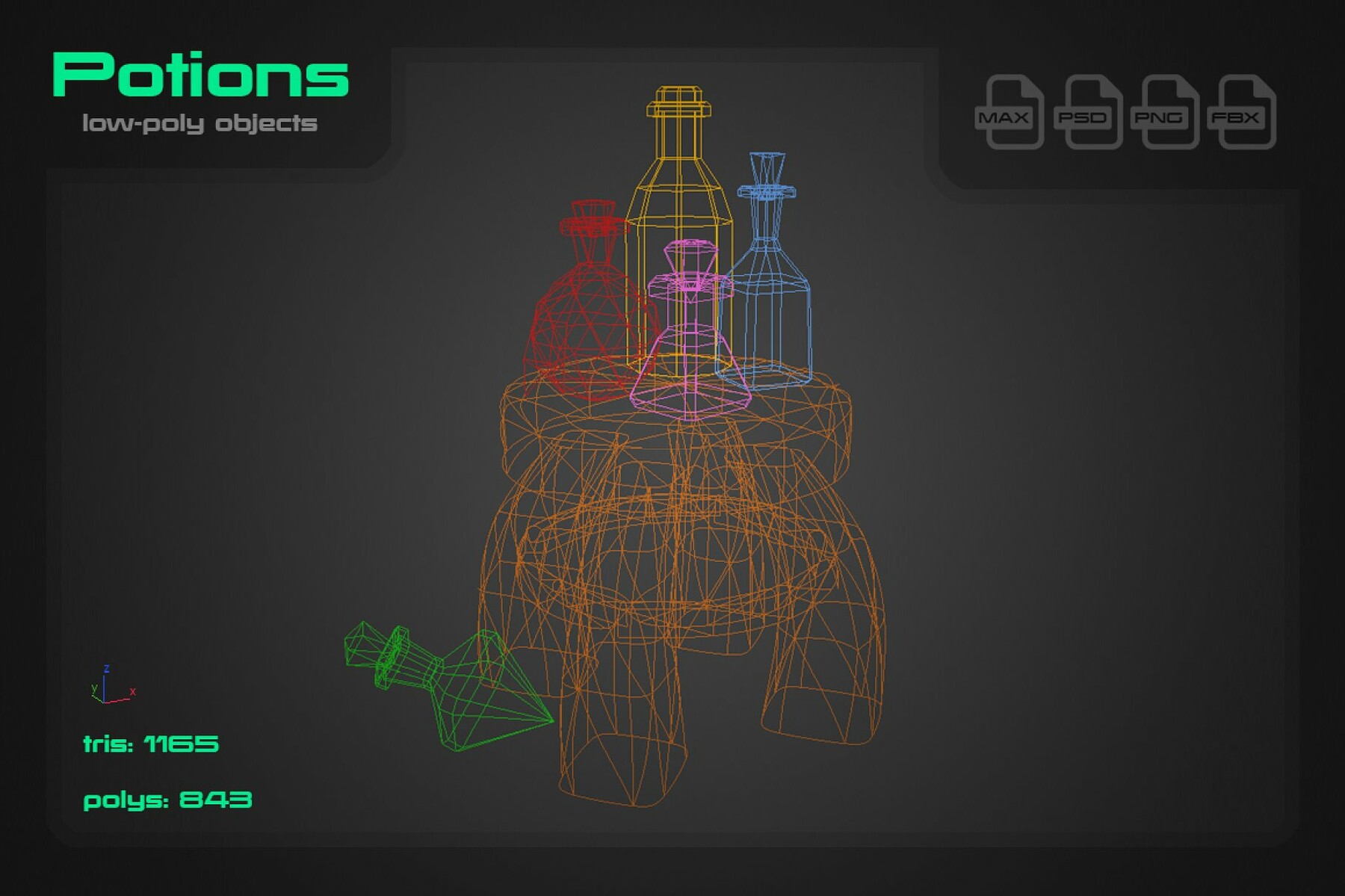 ArtStation - Potions | Game Assets