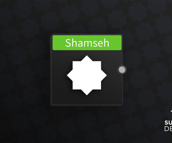 ArtStation - Shamseh - Substance Shape Node | Resources