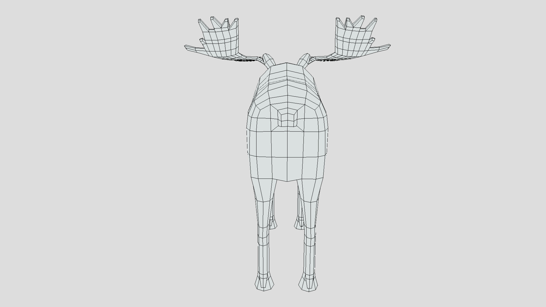 ArtStation - Low Poly Caretoon Moose | Game Assets