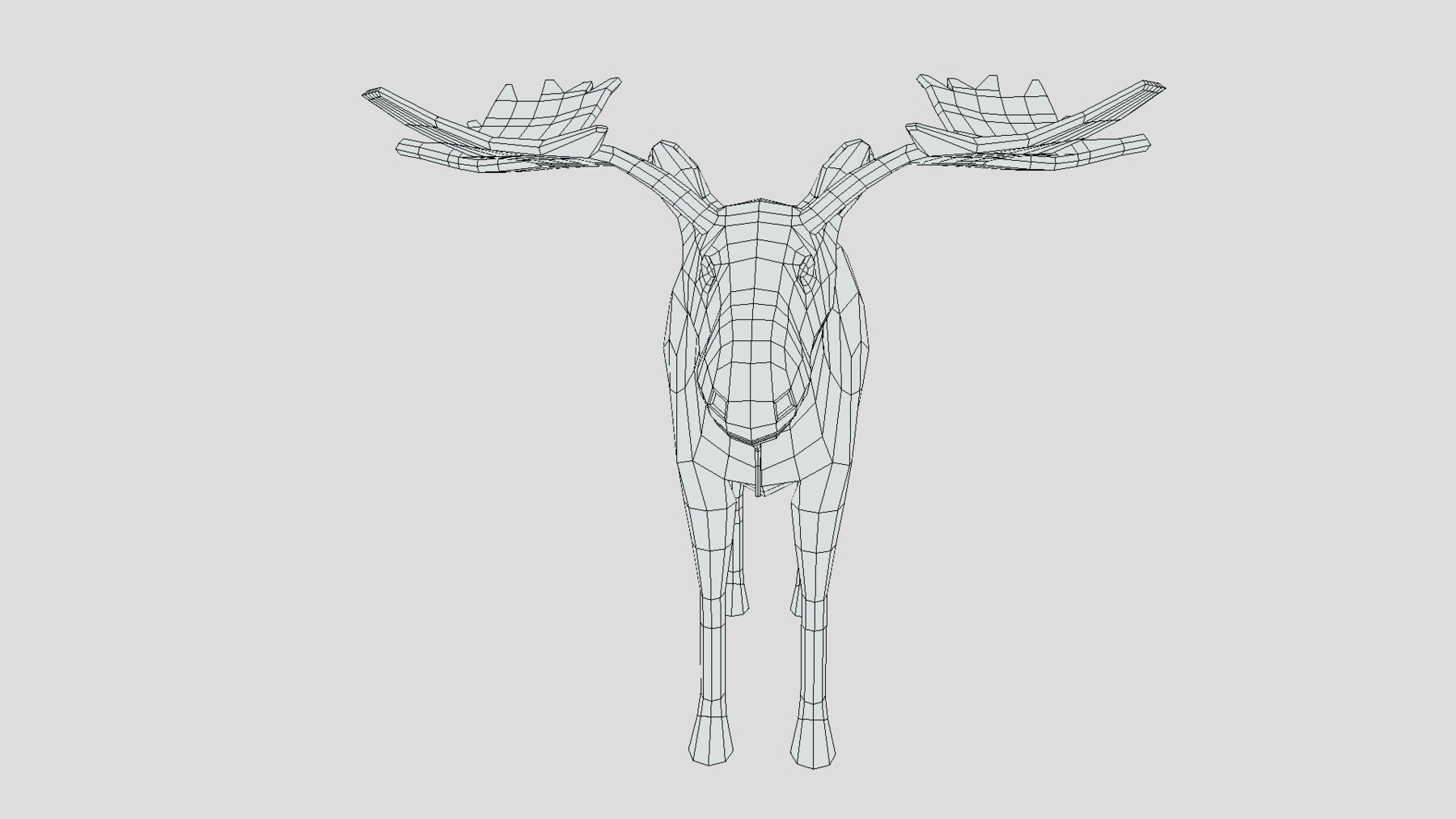 ArtStation - Low Poly Caretoon Moose | Game Assets