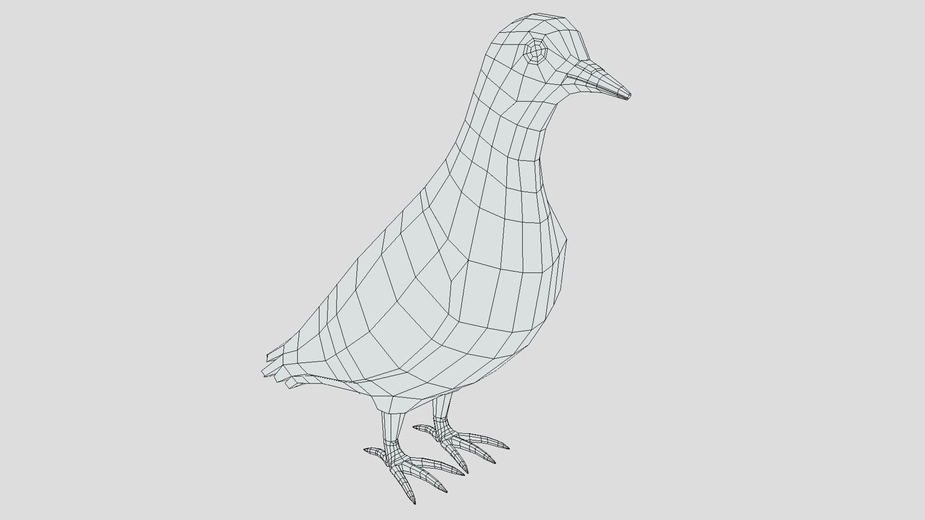 ArtStation - Low Poly Cartoon Pigeon | Game Assets