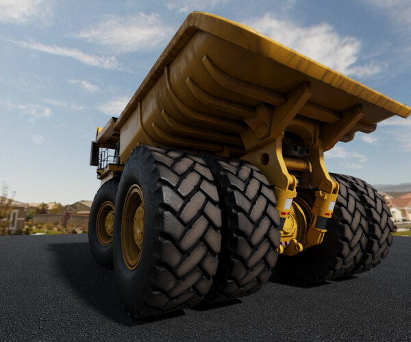 ArtStation - Mining Haul Truck | Game Assets