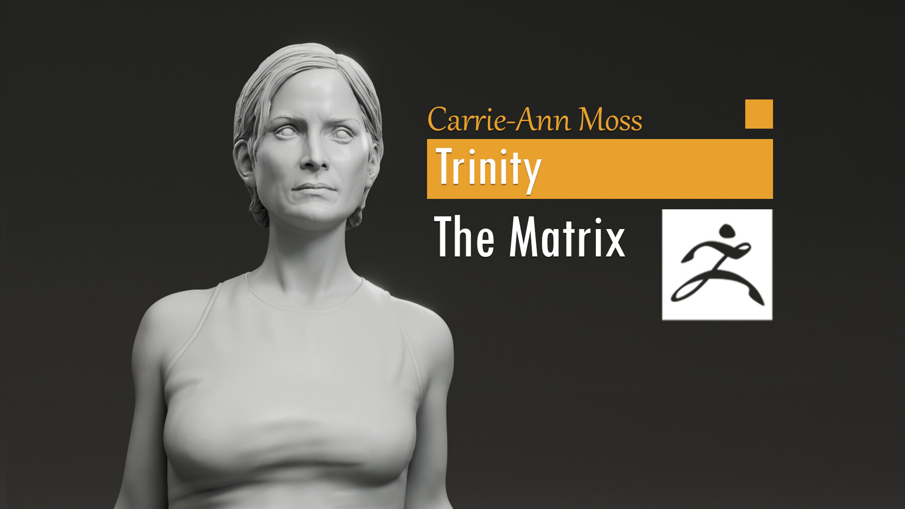 ArtStation - Carrie-Ann Moss - Trinity - The Matrix | Resources