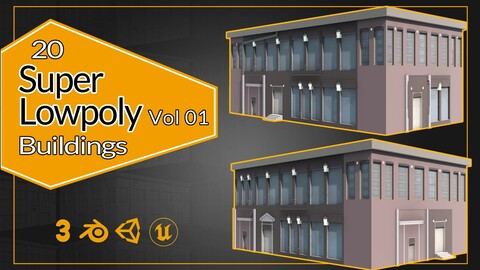 ArtStation - Low-poly Building | Resources