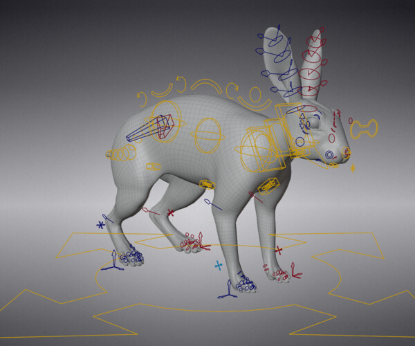 ArtStation - White rabbit Animated | VFX Grace | Game Assets