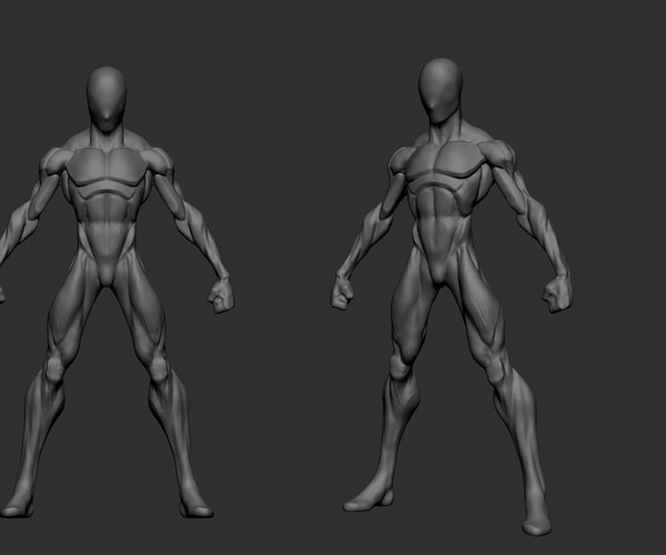 ArtStation - Stylized Basebody Male (Sketch) | Resources