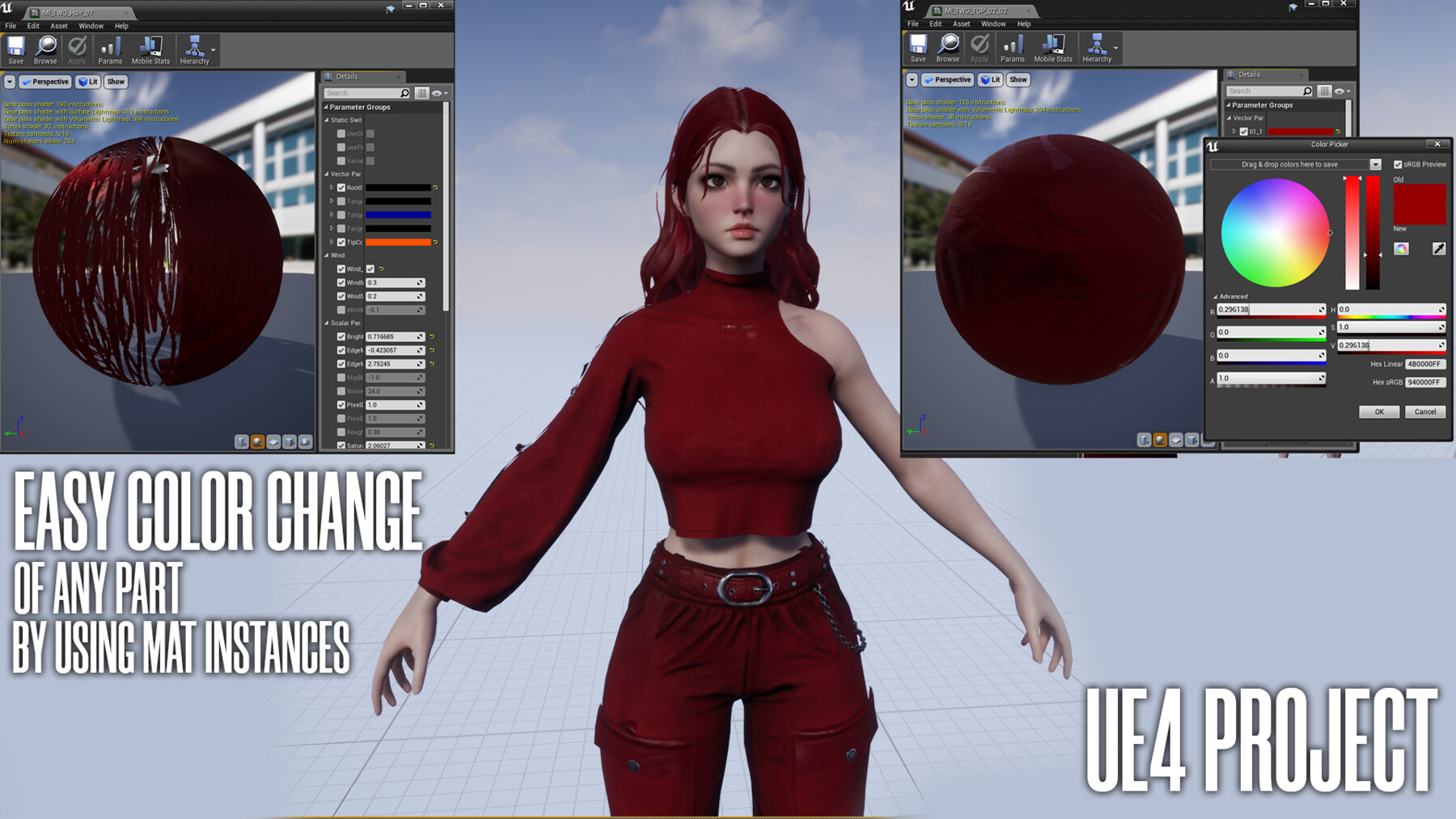 ArtStation - Techwear Girl - Game Ready | Game Assets