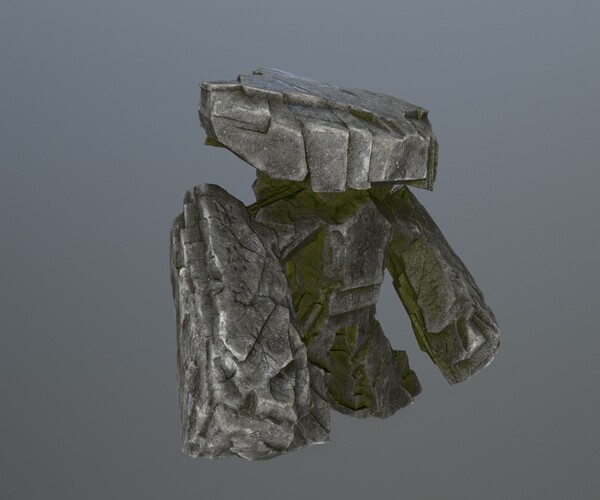 ArtStation - rock monster | Game Assets