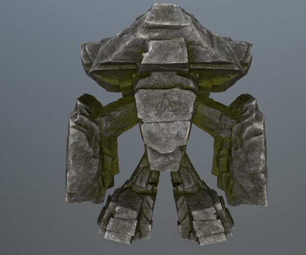 ArtStation - rock monster | Game Assets