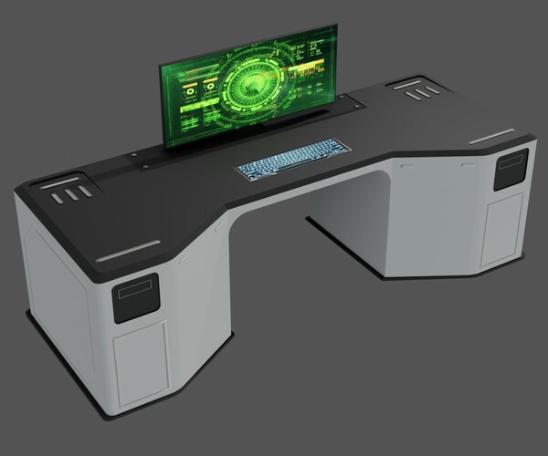 ArtStation - Sci-Fi Lab Table - Low poly - PBR - Game ready | Game Assets