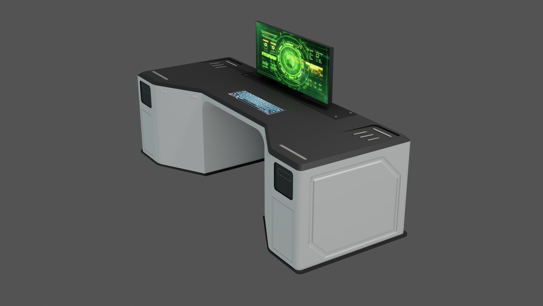 ArtStation - Sci-Fi Lab Table - Low poly - PBR - Game ready | Game Assets