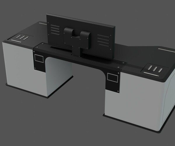 ArtStation - Sci-Fi Lab Table - Low poly - PBR - Game ready | Game Assets