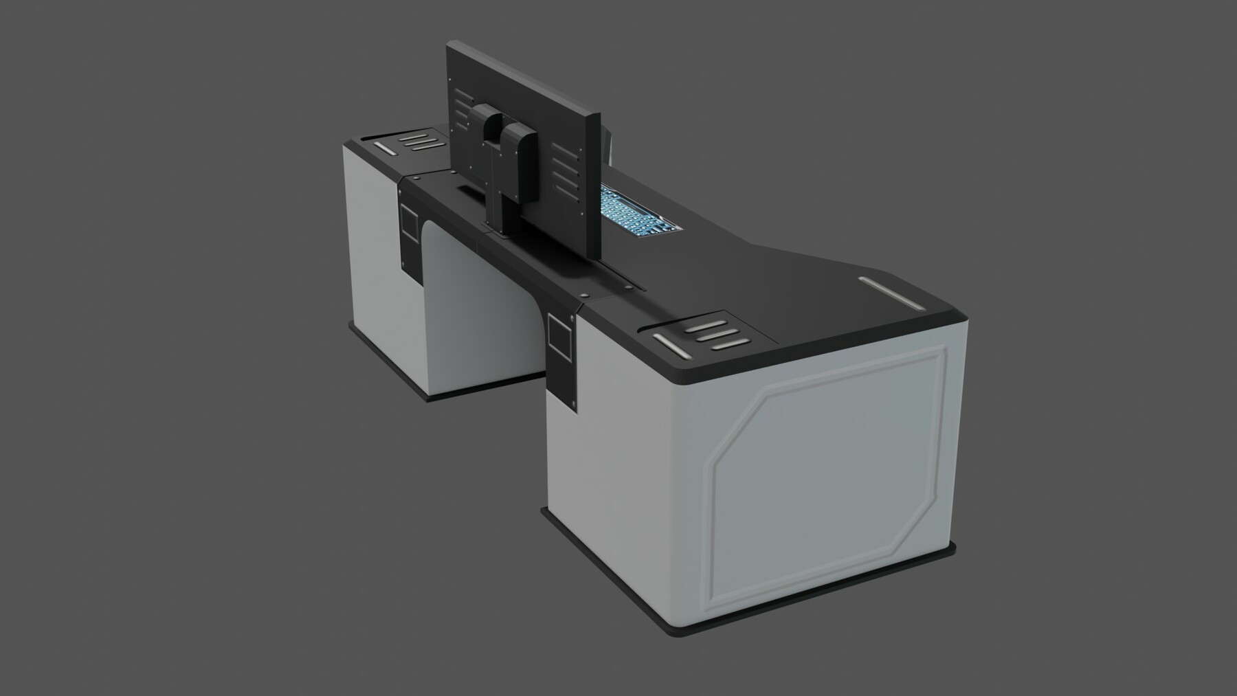 ArtStation - Sci-Fi Lab Table - Low poly - PBR - Game ready | Game Assets