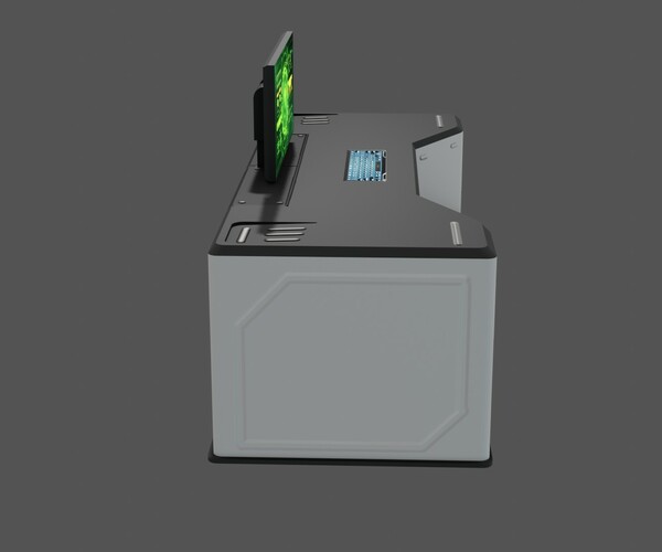 ArtStation - Sci-Fi Lab Table - Low poly - PBR - Game ready | Game Assets
