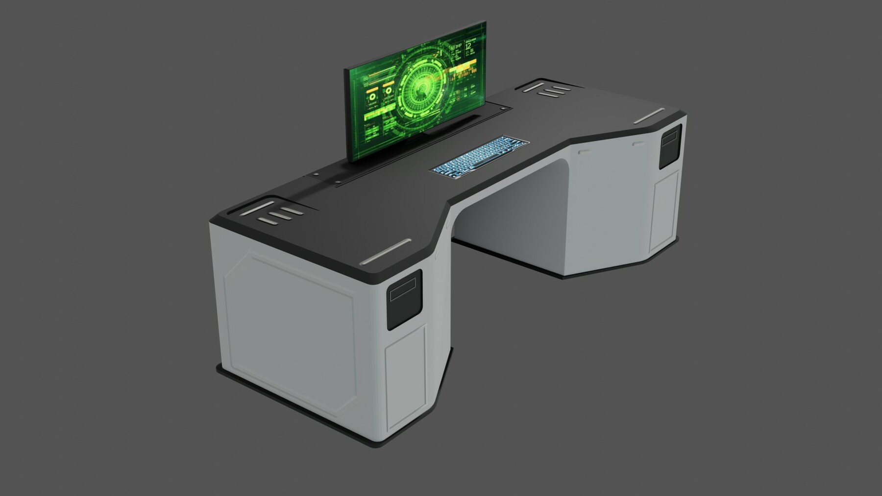 ArtStation - Sci-Fi Lab Table - Low poly - PBR - Game ready | Game Assets