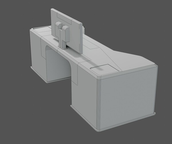 ArtStation - Sci-Fi Lab Table - Low poly - PBR - Game ready | Game Assets