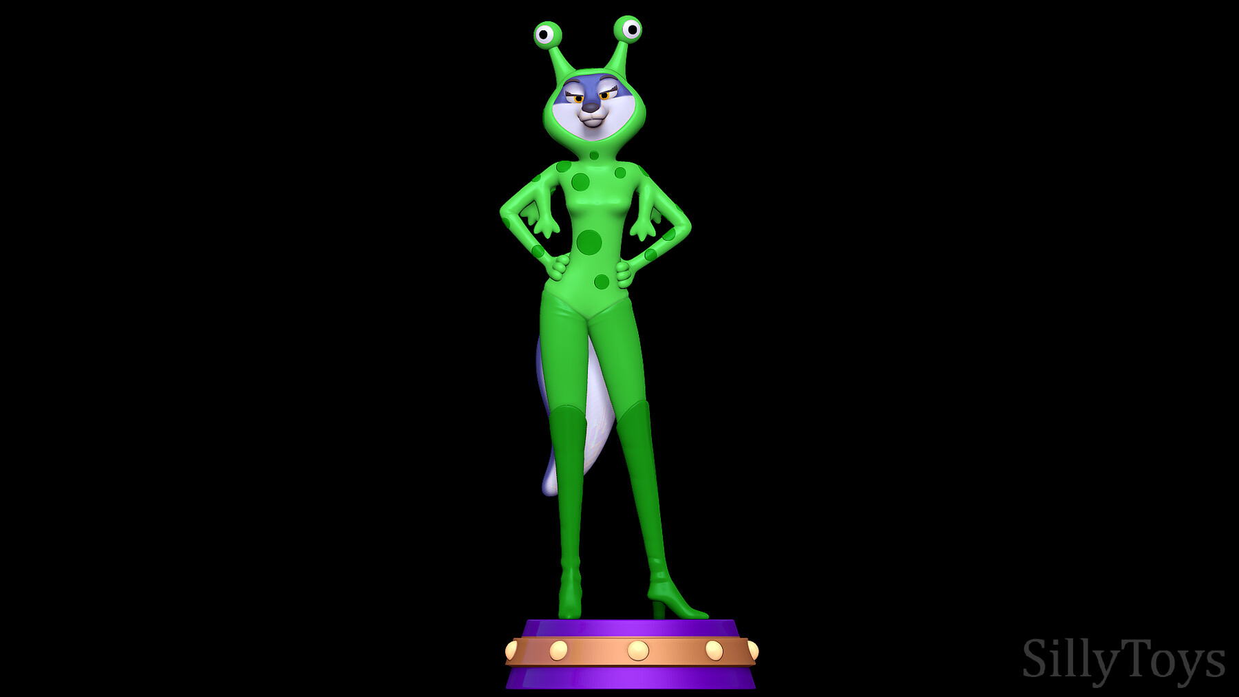 ArtStation - Porsha Crystal Alien Suit - Sing 2 3D print model | Game ...