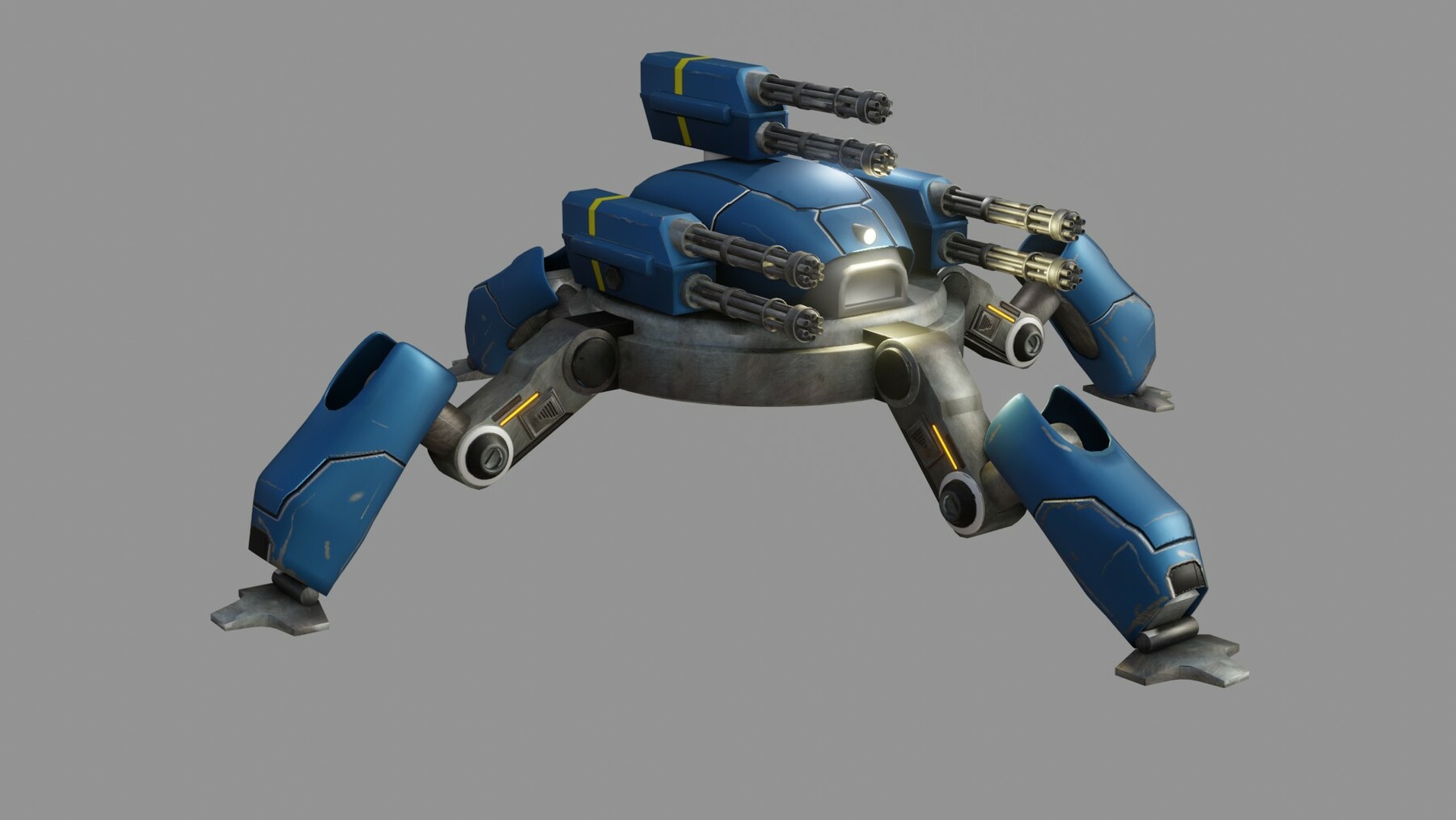 ArtStation - Sci Fi Quad Bot - Low Poly - Game Ready - PBR | Game Assets
