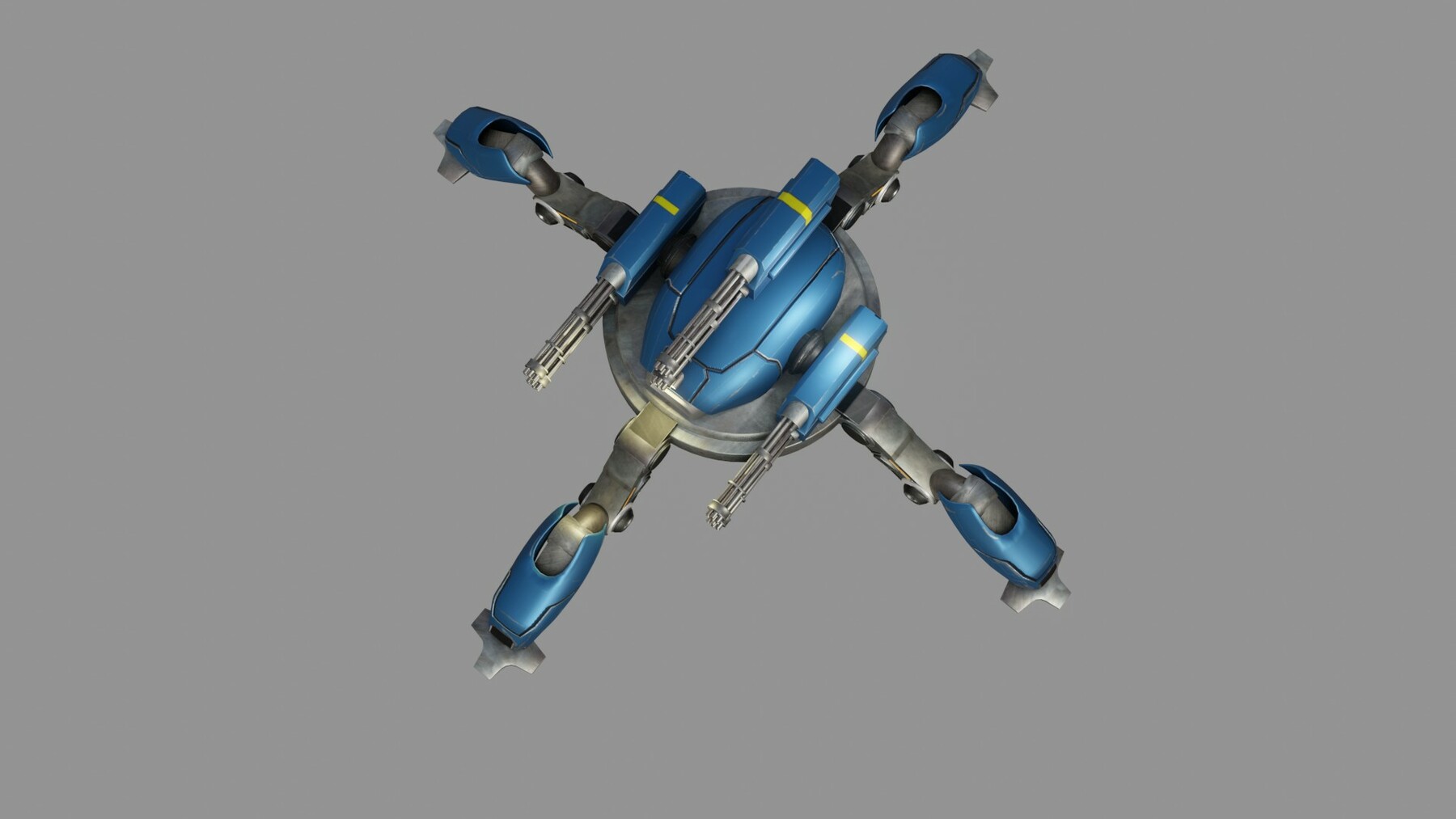 ArtStation - Sci Fi Quad Bot - Low Poly - Game Ready - PBR | Game Assets