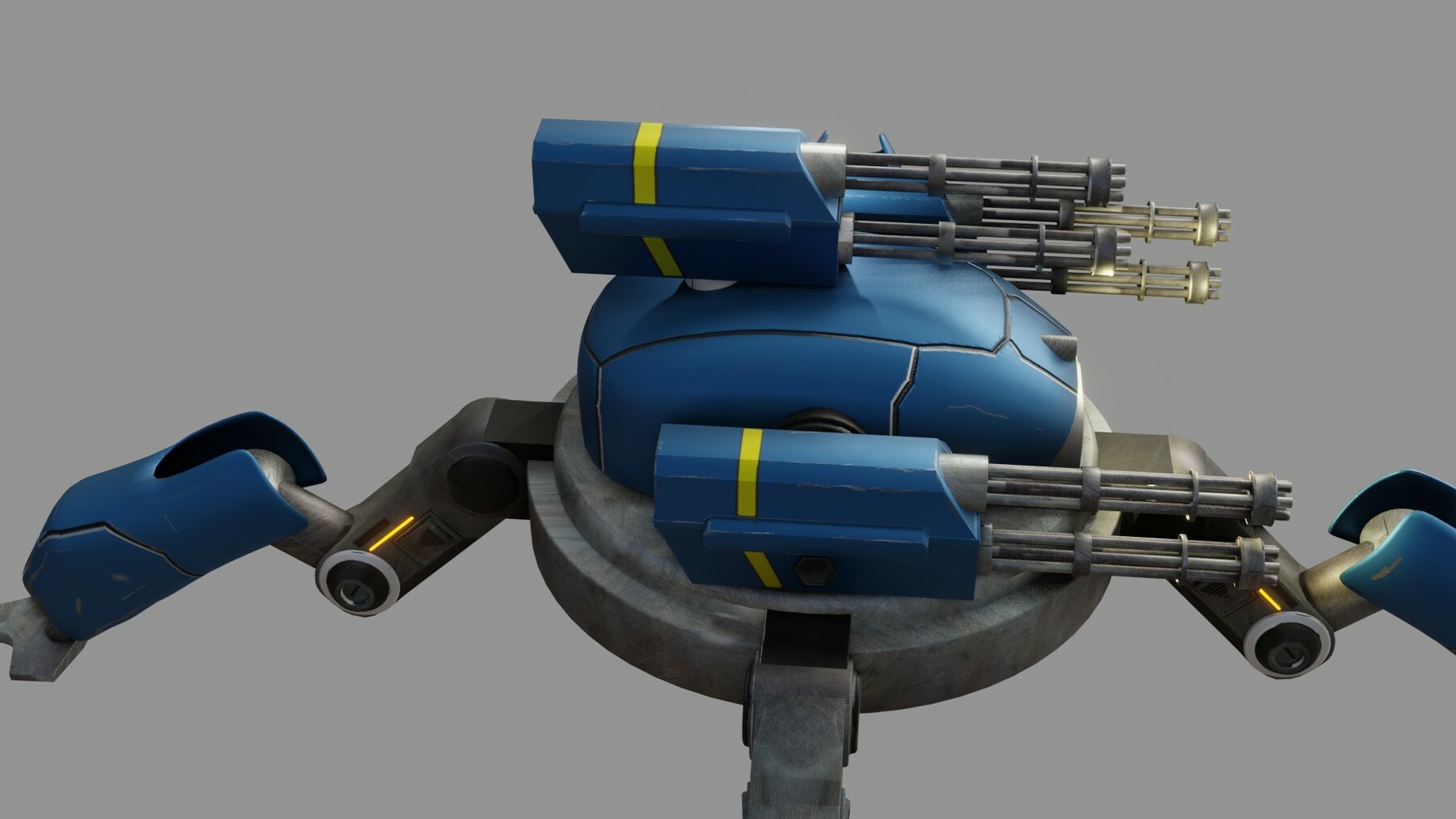 ArtStation - Sci Fi Quad Bot - Low Poly - Game Ready - PBR | Game Assets