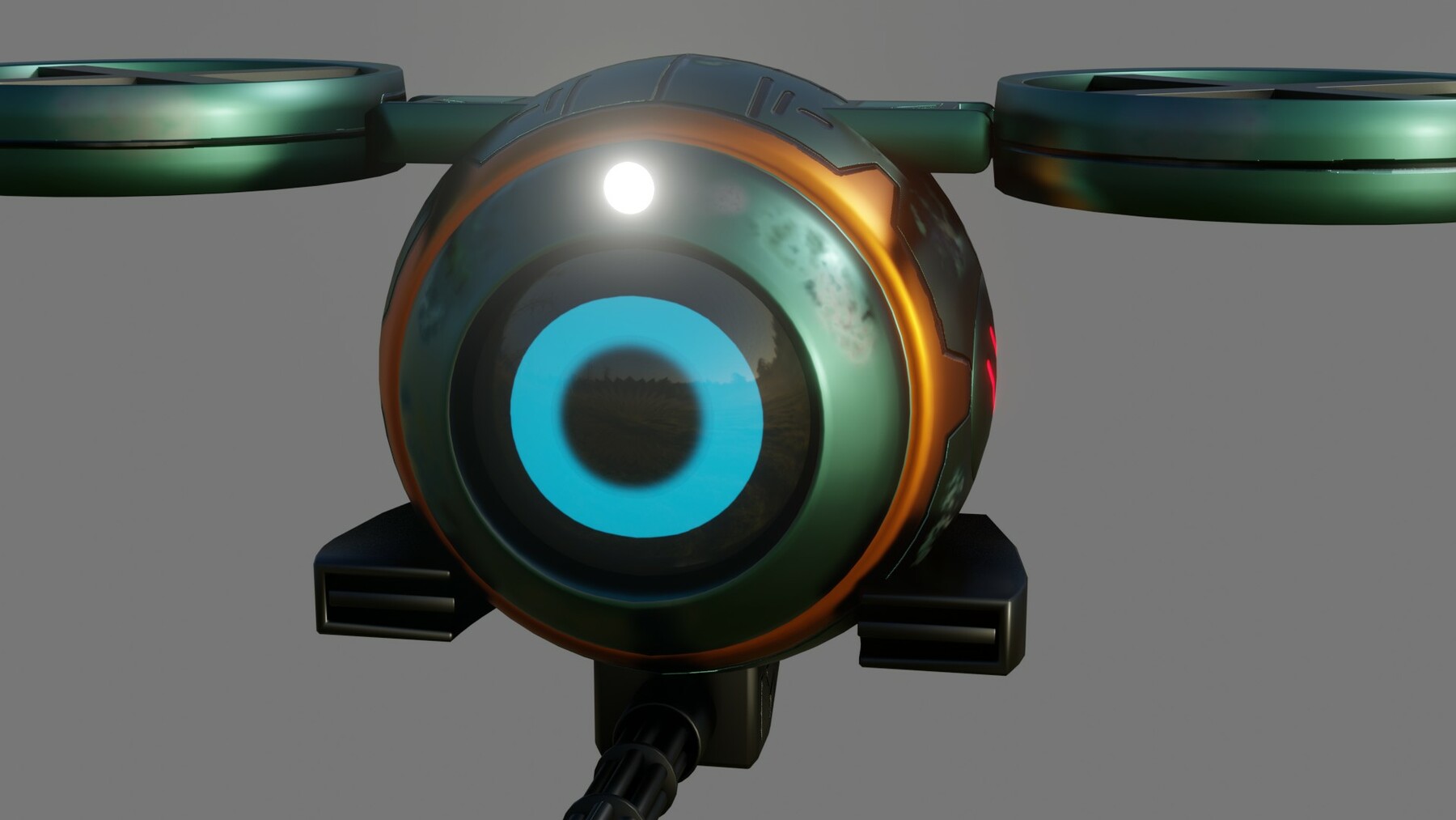 ArtStation - Sci-Fi Drone - Low Poly - Game Ready - PBR | Game Assets
