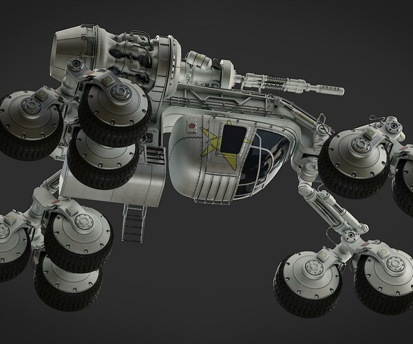 ArtStation - Scifi Rover | Resources