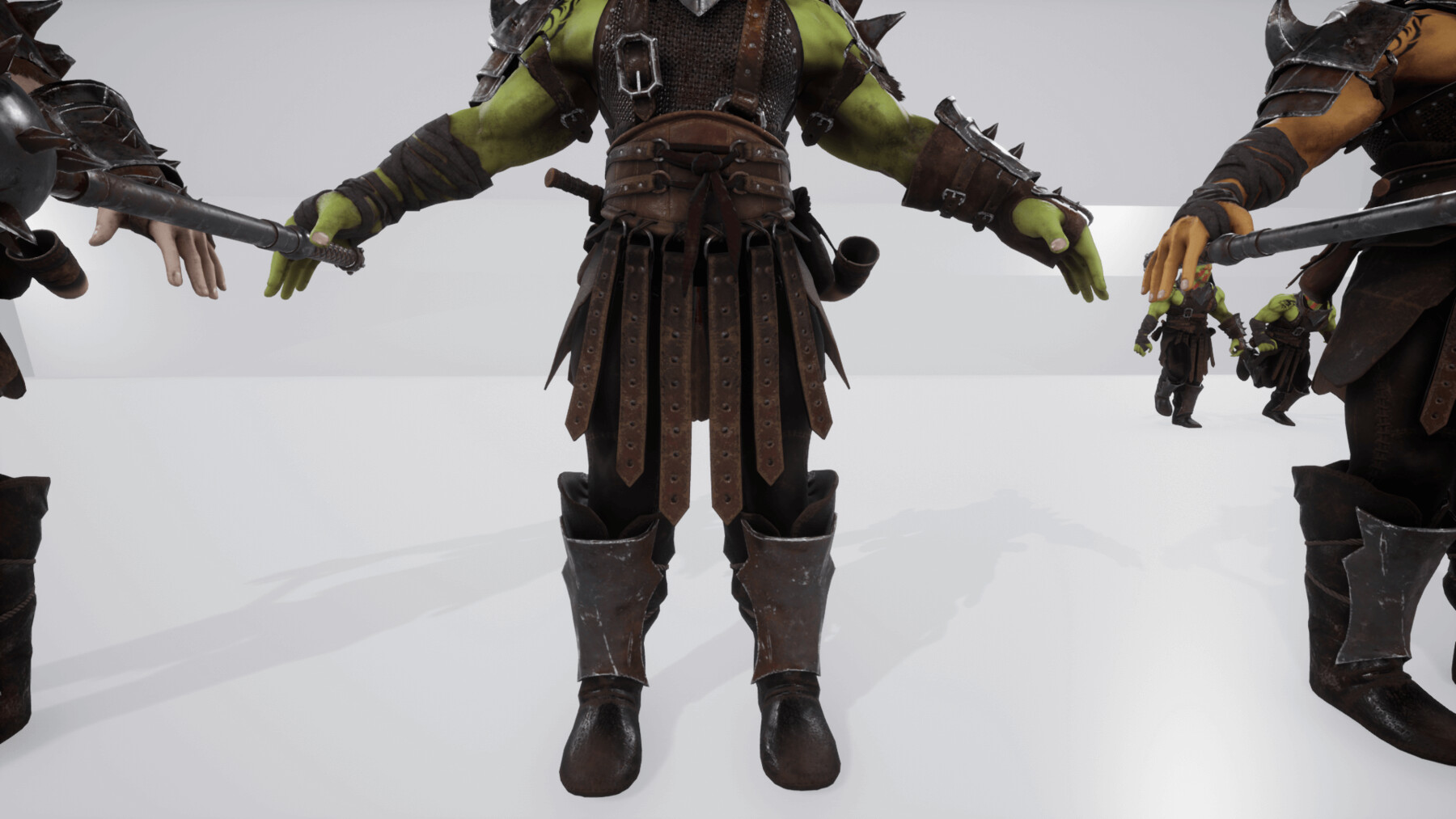ArtStation - Orc armored with mace | Game Assets