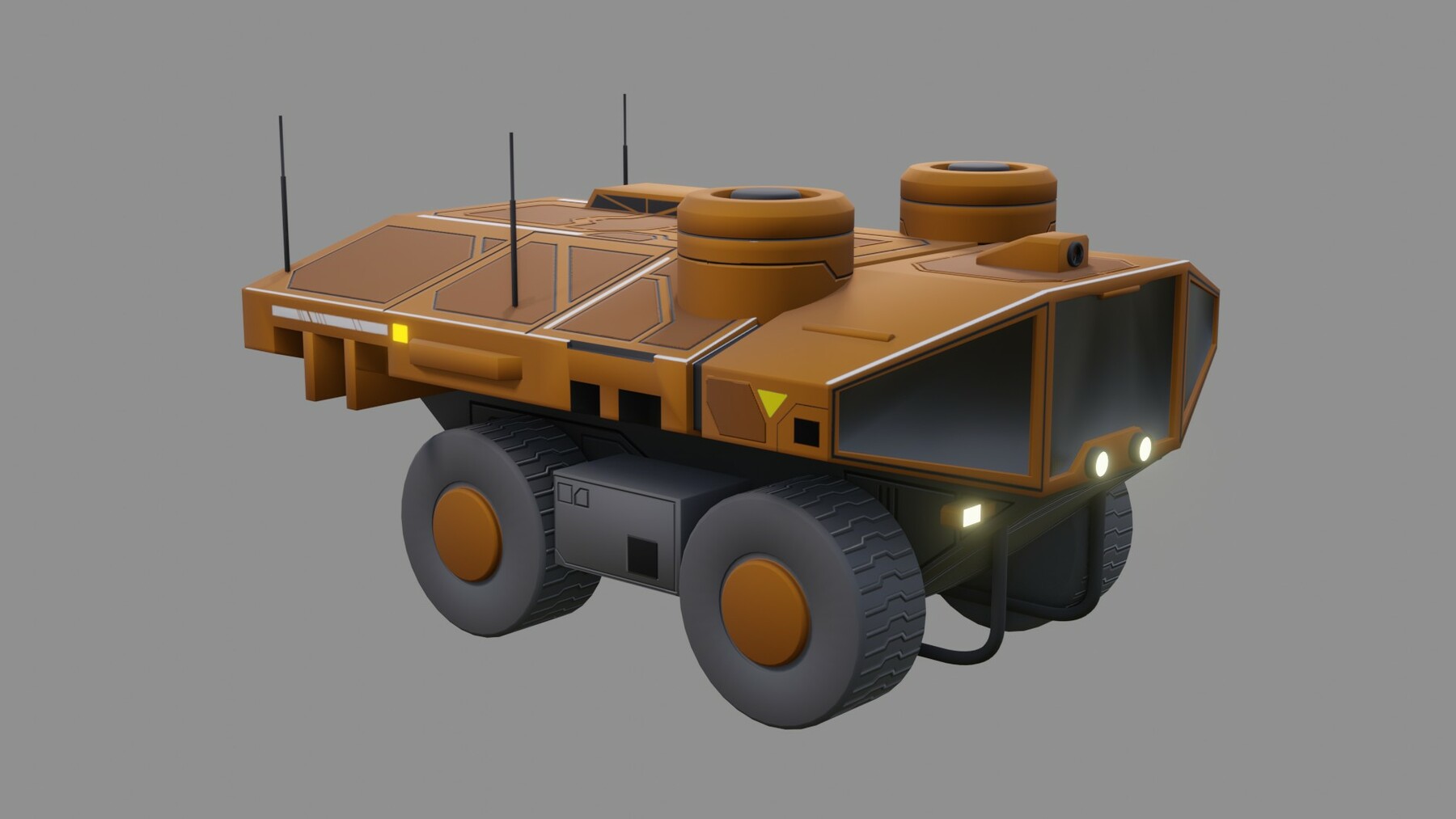 ArtStation - Sci-Fi Rover - Low Poly - Game Ready - PBR | Game Assets