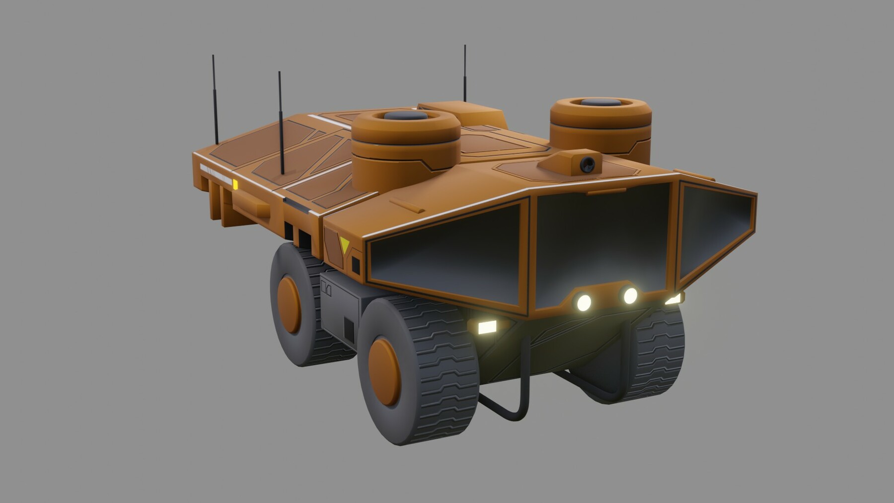 ArtStation - Sci-Fi Rover - Low Poly - Game Ready - PBR | Game Assets