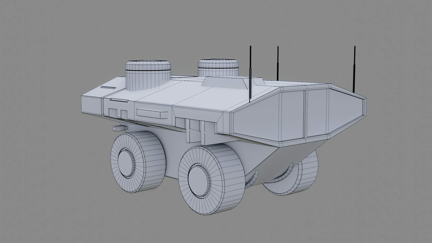 ArtStation - Sci-Fi Rover - Low Poly - Game Ready - PBR | Game Assets