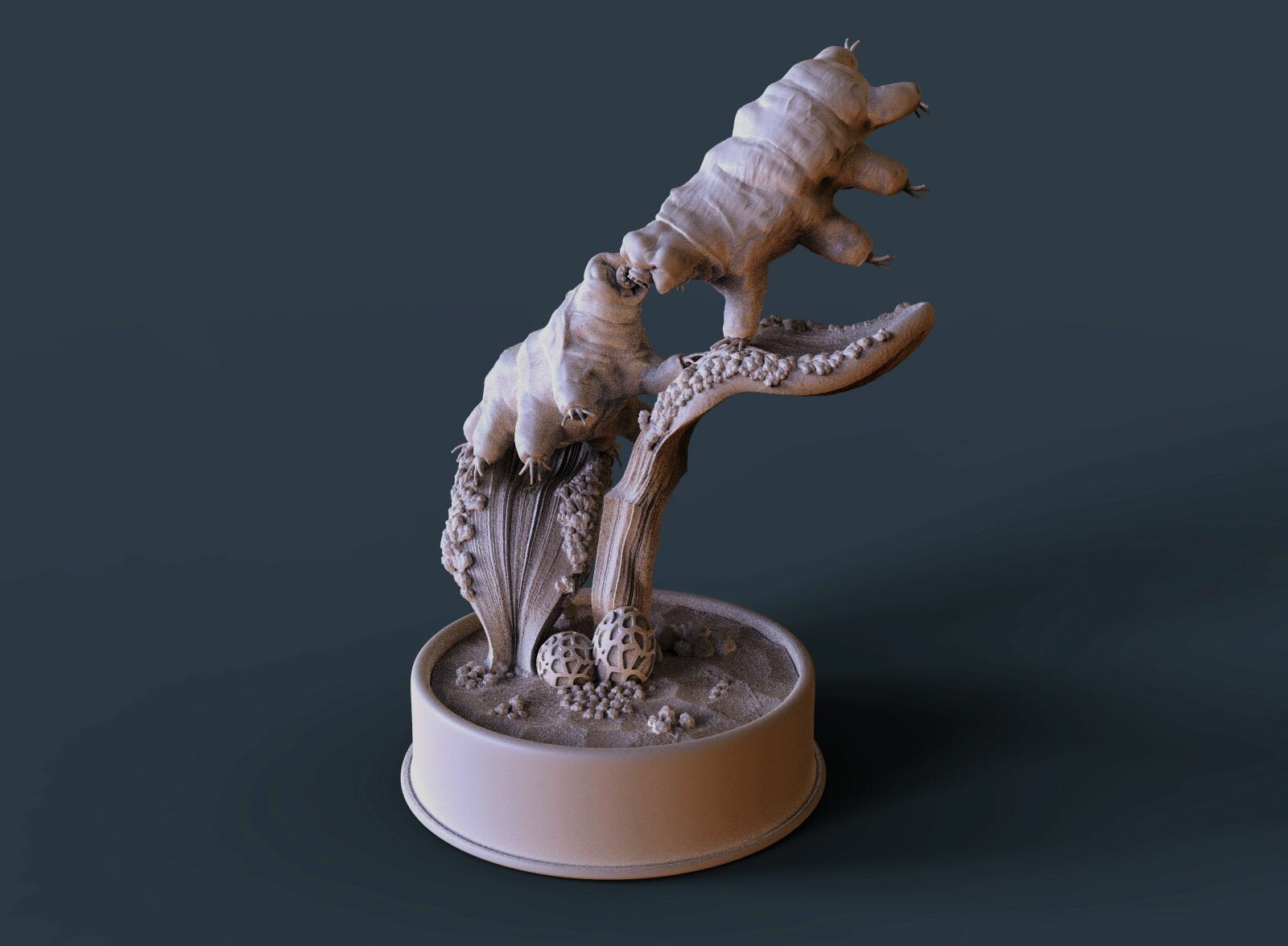 ArtStation - 3D Printable Moss Piglets STL, OBJ , Zbrush | Resources