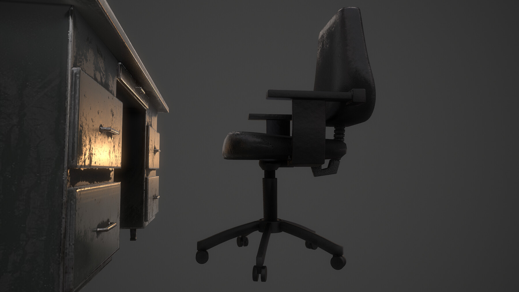 ArtStation - Police Desk Pack | Game Assets