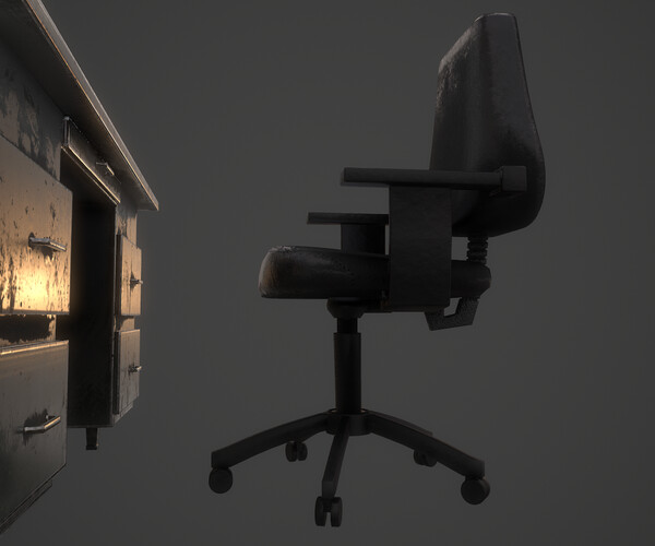 ArtStation - Police Desk Pack | Game Assets