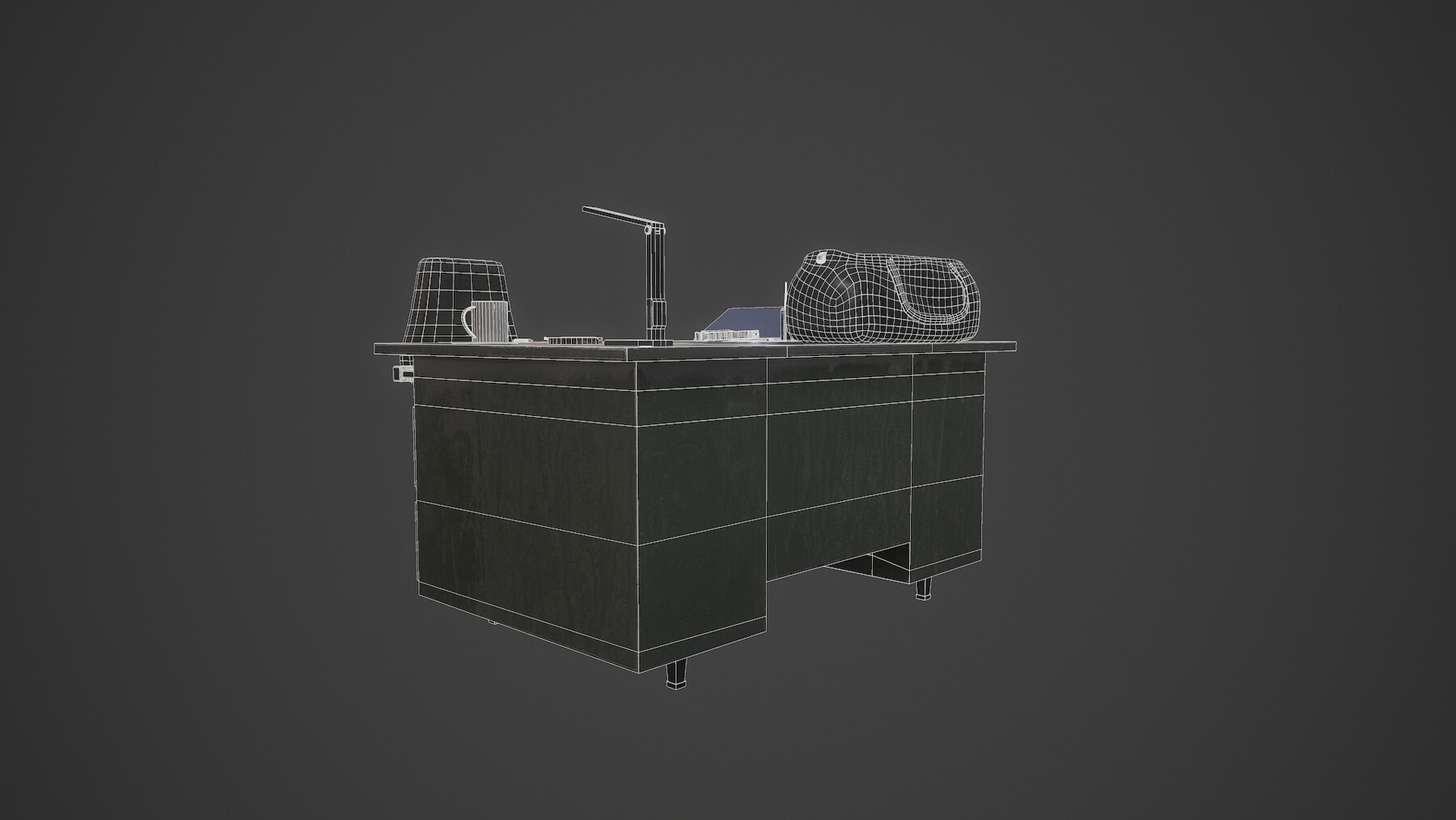 ArtStation - Police Desk Pack | Game Assets