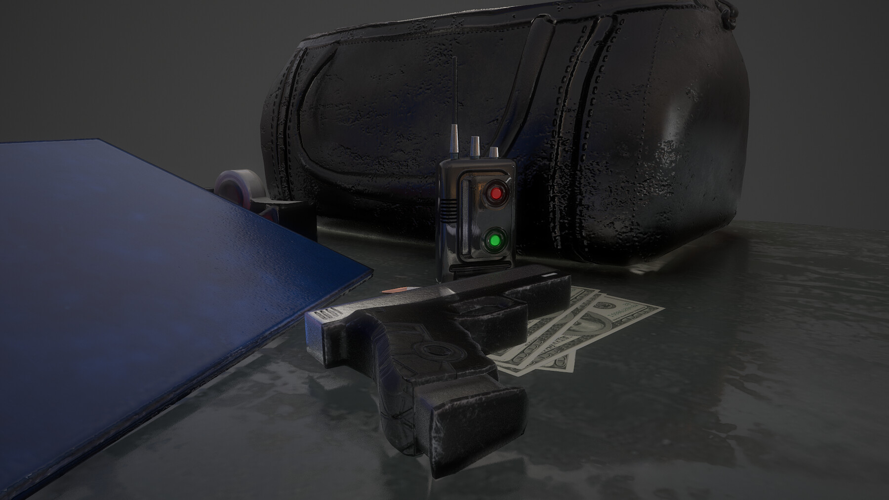 ArtStation - Police Desk Pack | Game Assets