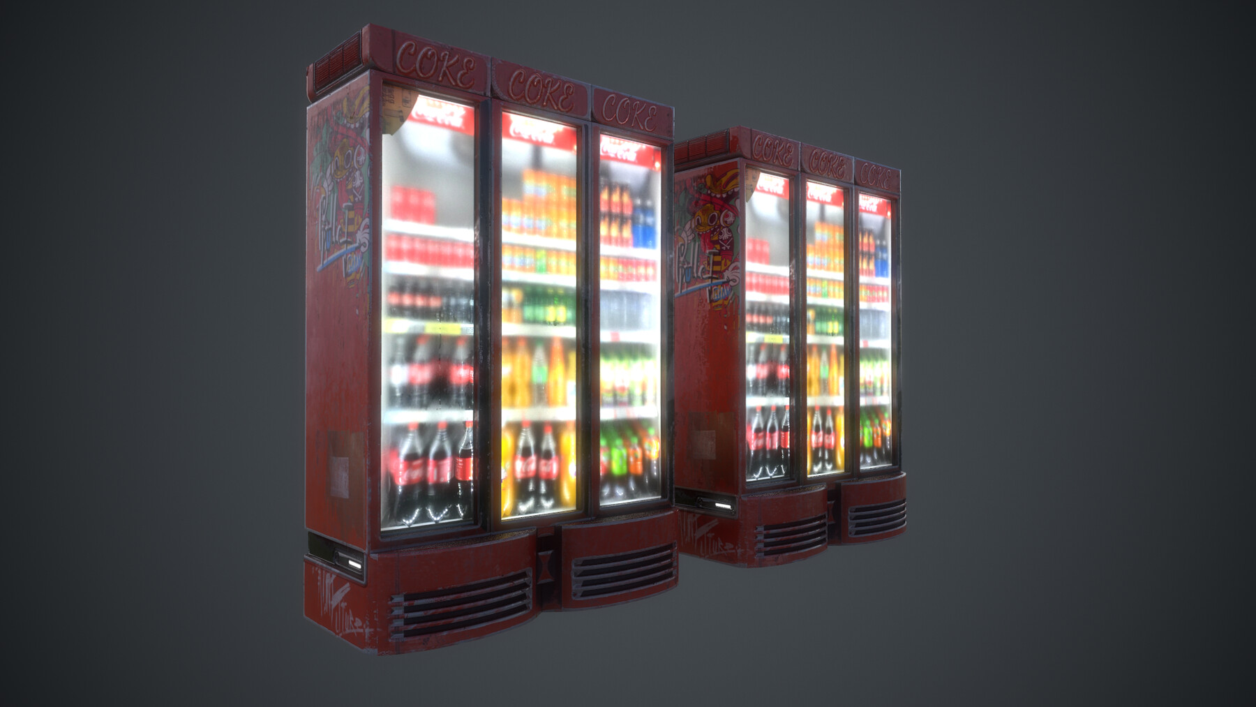 ArtStation - Cola Vending Machine | Game Assets